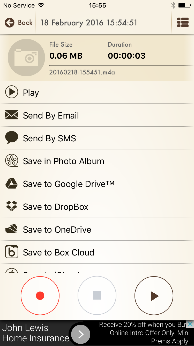 How to: convert audio into Twitter video using Voice Record Pro 7 ...