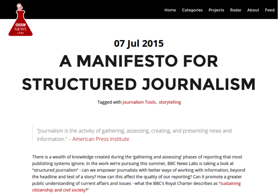Linked data and structured journalism at the BBC | Online Journalism Blog