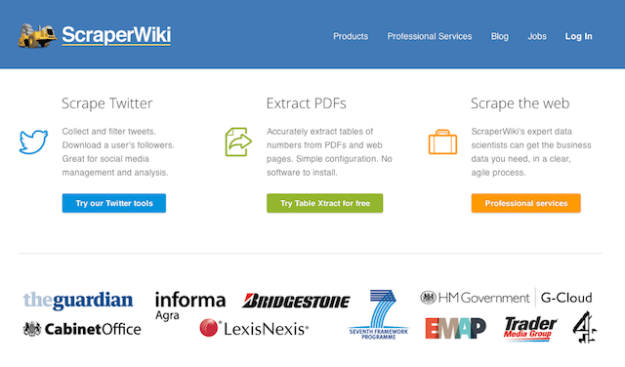 ScraperWiki has rediscovered its old free scraping tool – and is now calling it QuickCode ...