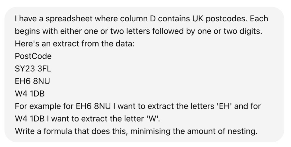 Using generative AI as a spreadsheet and data cleaning assistant ...